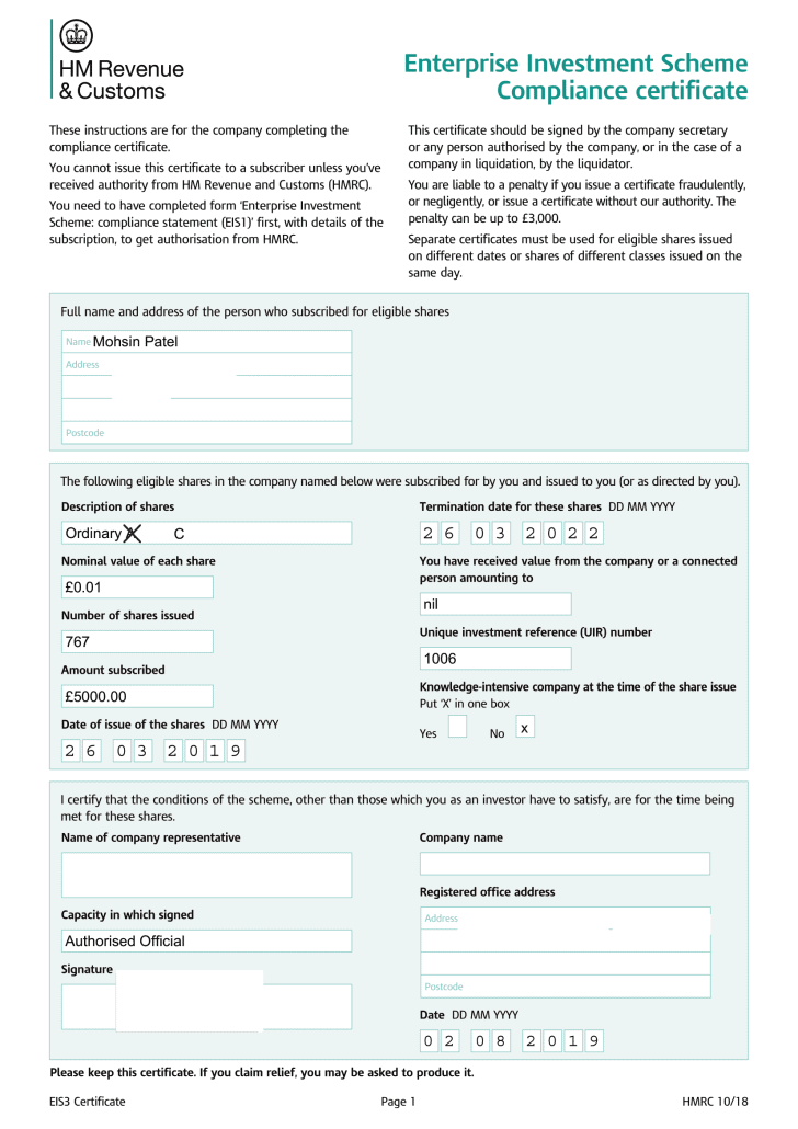 How to claim back SEIS / EIS tax relief: the complete guide — Islamic ...
