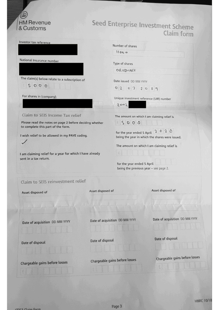 How to claim back SEIS / EIS tax relief: the complete guide — Islamic ...